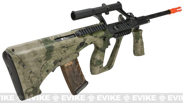 APS AUG A1 Military Airsoft AEG Rifle w/ Integrated Scope (Version ...