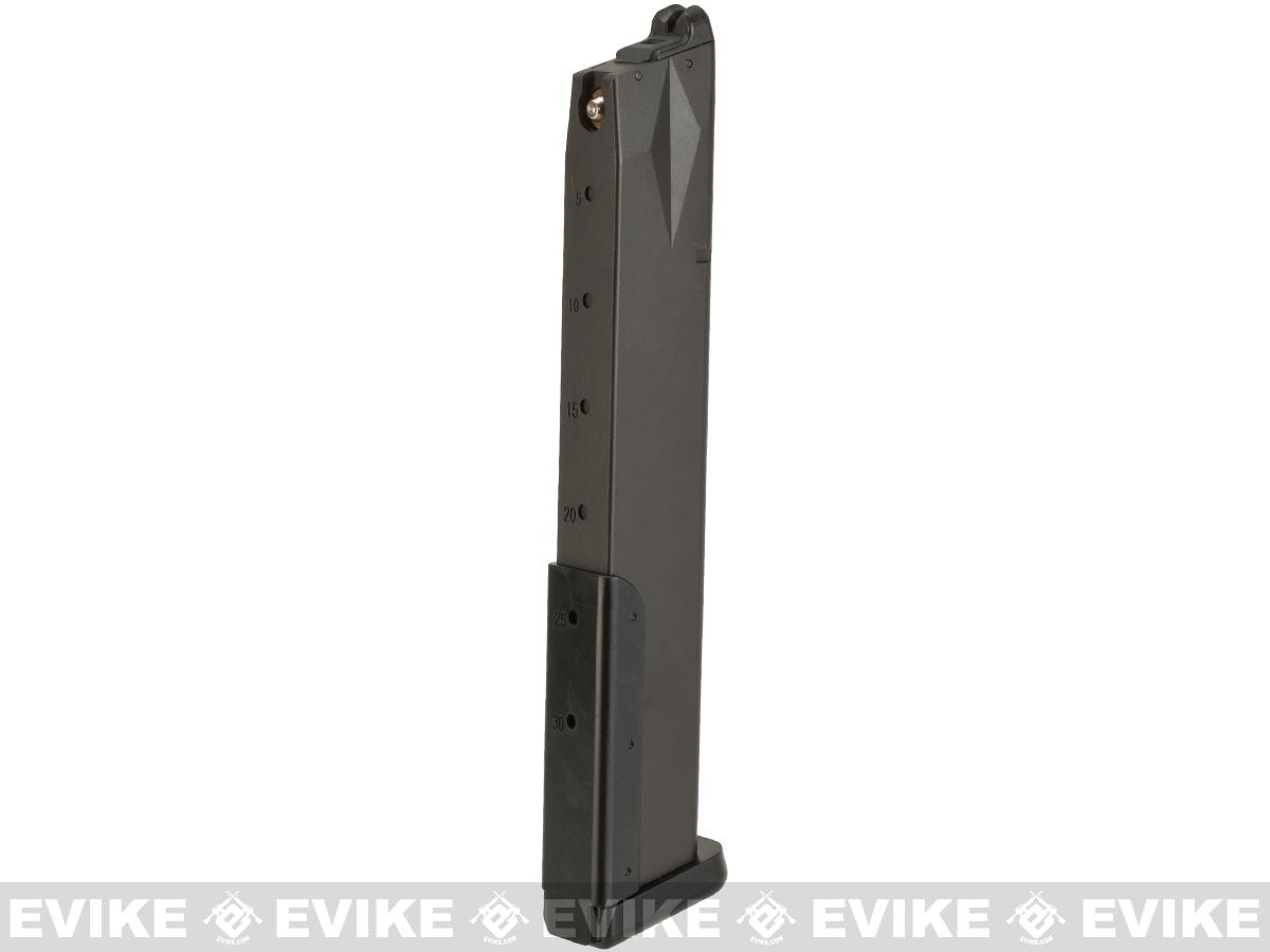 KWA Magazine for KWA M9 M93R Airsoft GBB Pistol (Type: 50 Rounds ...