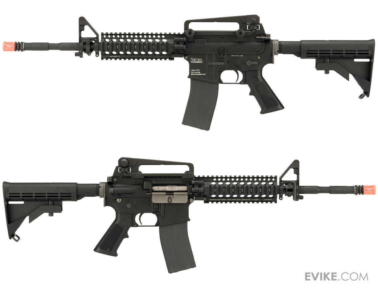 Evike.com Custom KWA LM4 Gas Blowback Rifle with Madbull Daniel Defense ...