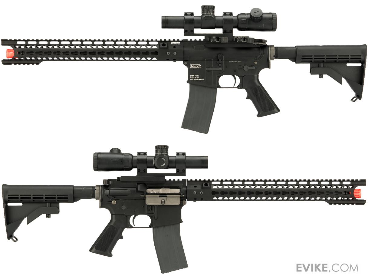 Evike.com Custom KWA LM4 Gas Blowback Rifle with G&P Breacher 16.5 ...