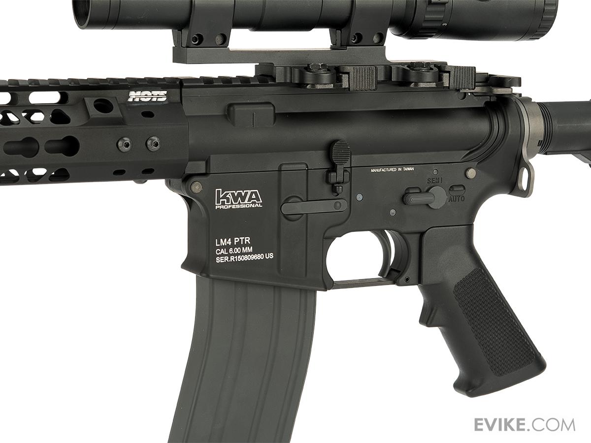 Evike.com Custom KWA LM4 Gas Blowback Rifle with G&P Breacher 16.5 ...