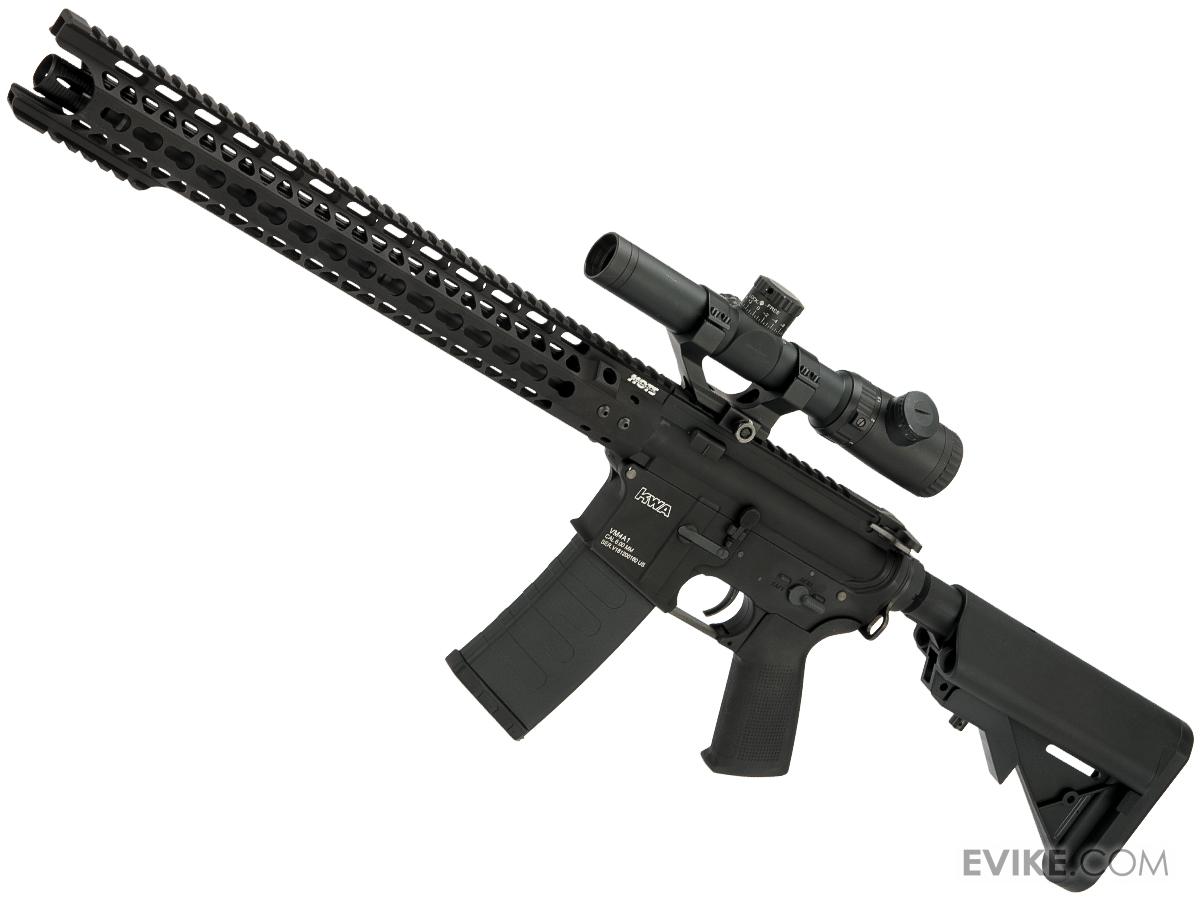 Evike Custom KWA VM4-A1 V2.5 M4 Airsoft AEG with G&P Breacher Rail, Airsoft Guns, Airsoft ...
