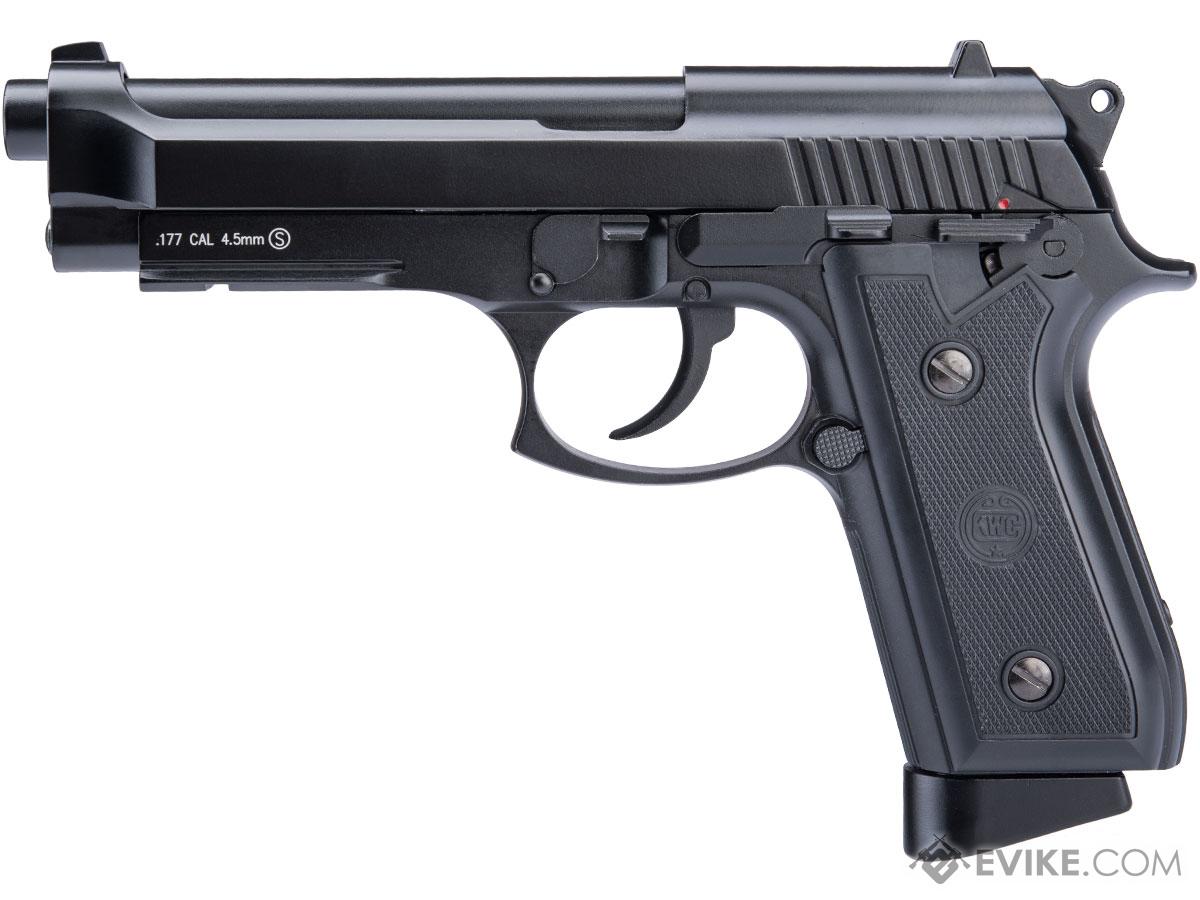 KWC Full Metal 4.5mm / .177 CO2 Blowback Select Fire Fully Automatic PT92 Pistol, MORE, Air Gun ...