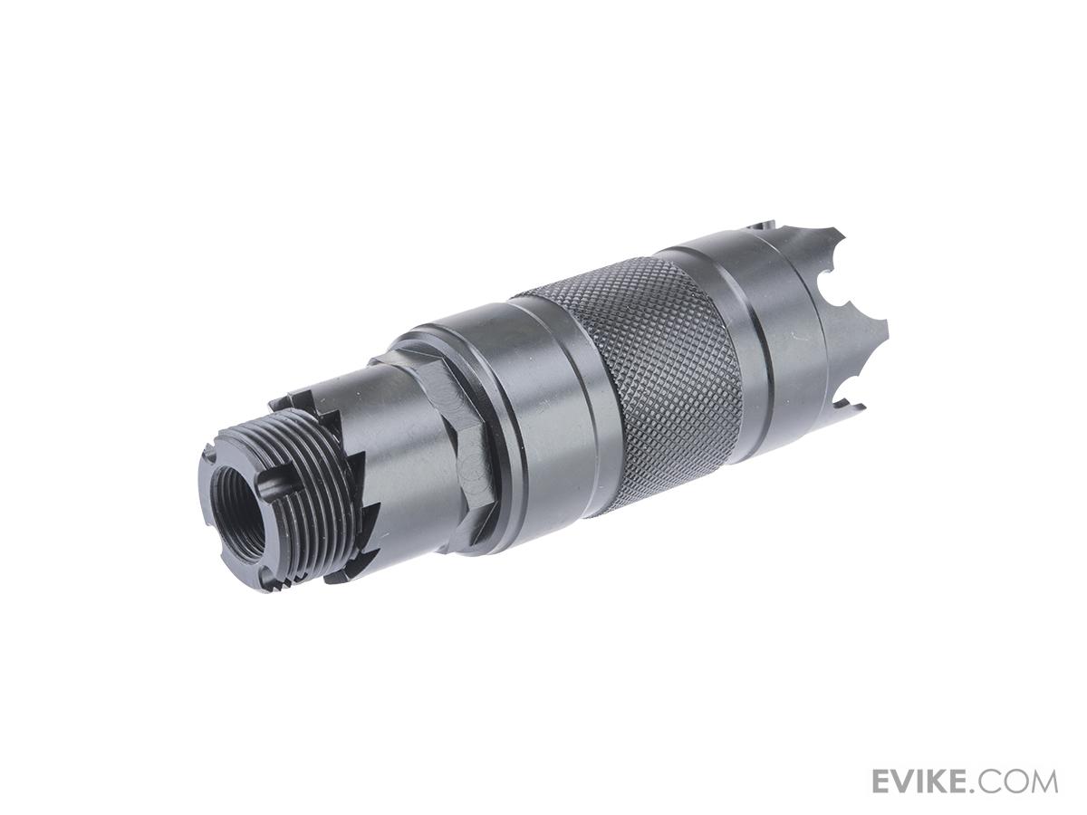 Kizuna Works 24mm Positive Flash Hider for AK-104 Style Airsoft Rifles ...