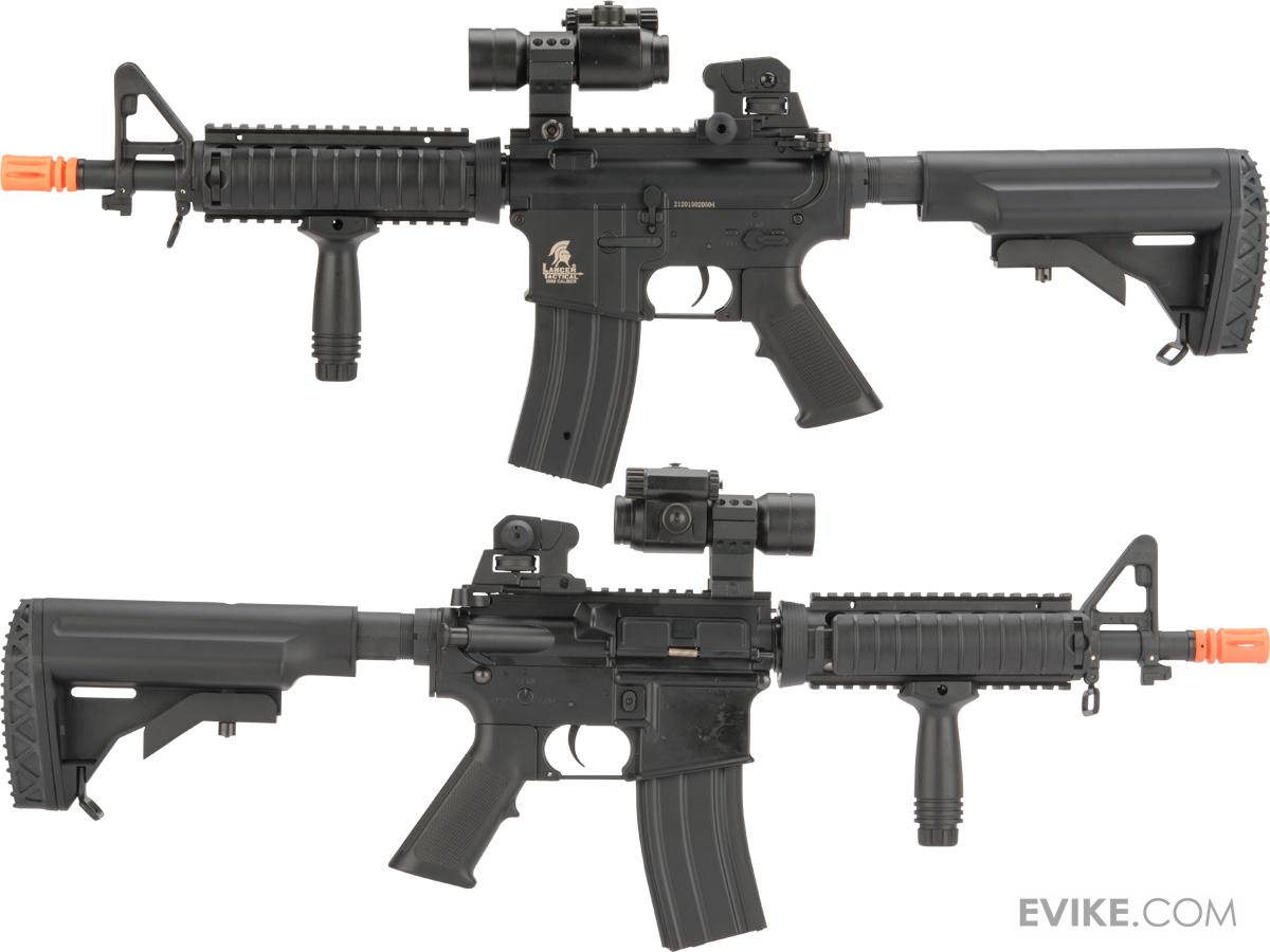 Lancer Tactical M4 RIS Airsoft AEG Rifle with Crane Stock | Evike.com