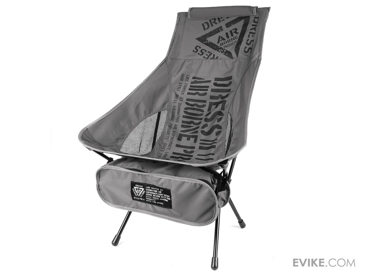 DRESS Folding Chair Airborne for Fishing & Camping (Color: Gray), MORE ...