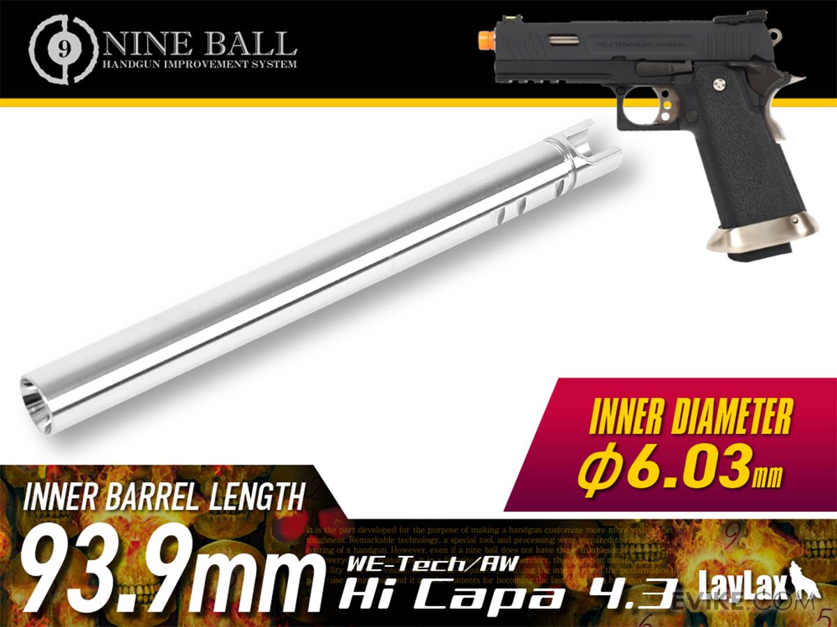 Laylax Nine Ball Power Inner Barrel for AW Custom / WE-TECH Hi-Capa Gas ...