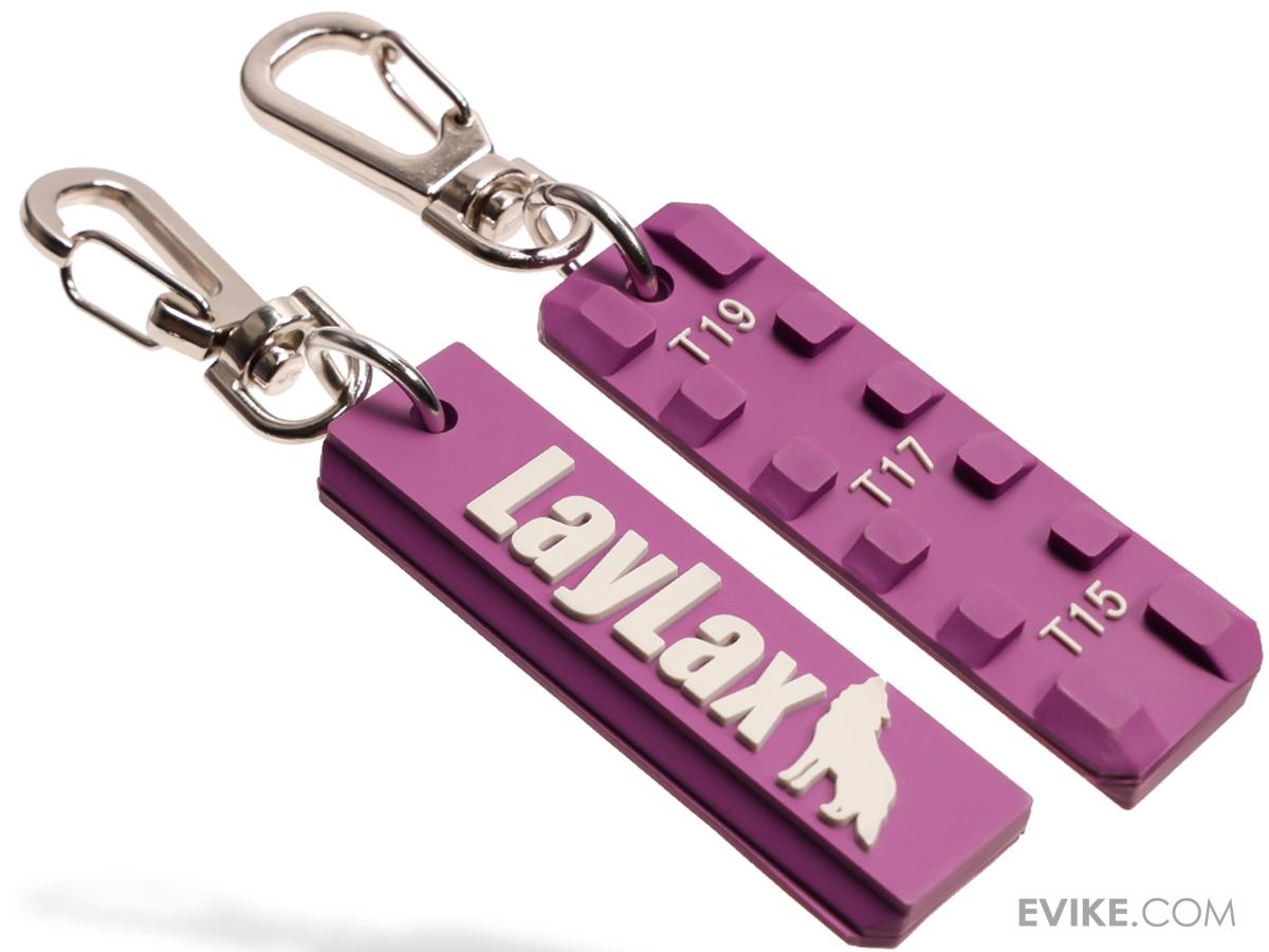 Laylax Satellite Rubber Picatinny Rail Style Keychain (Color: Purple ...
