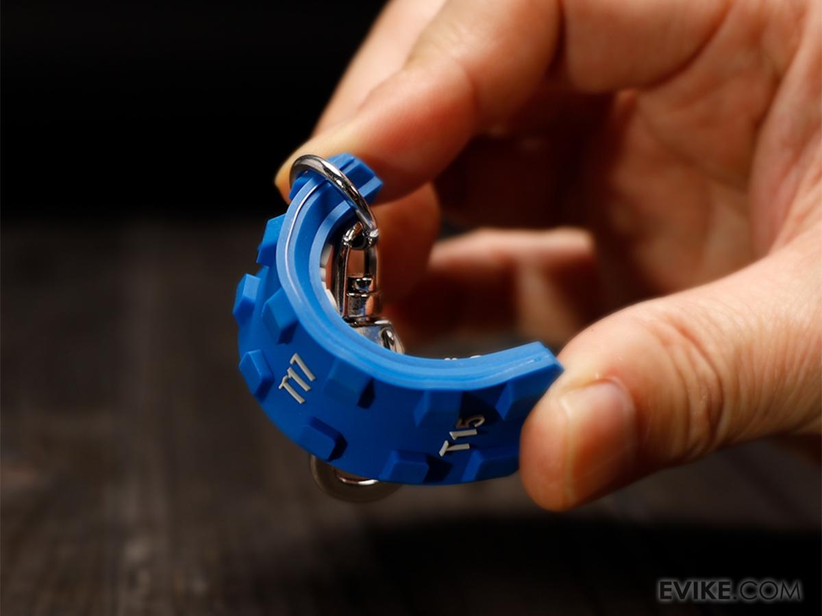 Laylax Satellite Rubber Picatinny Rail Style Keychain (Color: Purple ...