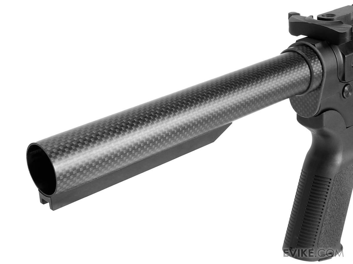 Laylax First Factory Carbon Stock Buffer Tube for Tokyo Mauri M4 AEG Rifles (Size: Long ...