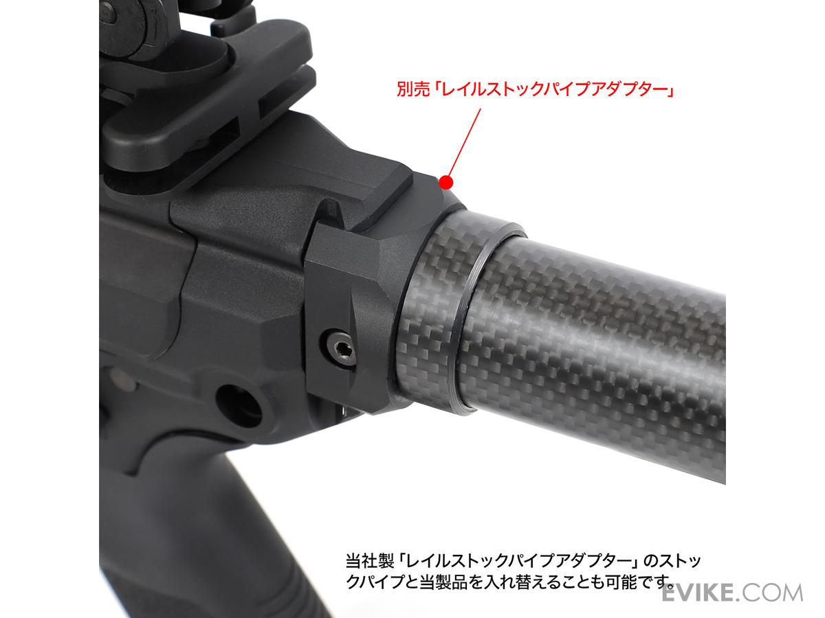 Laylax First Factory Carbon Stock Buffer Tube for Tokyo Mauri M4 AEG Rifles (Size: Long ...