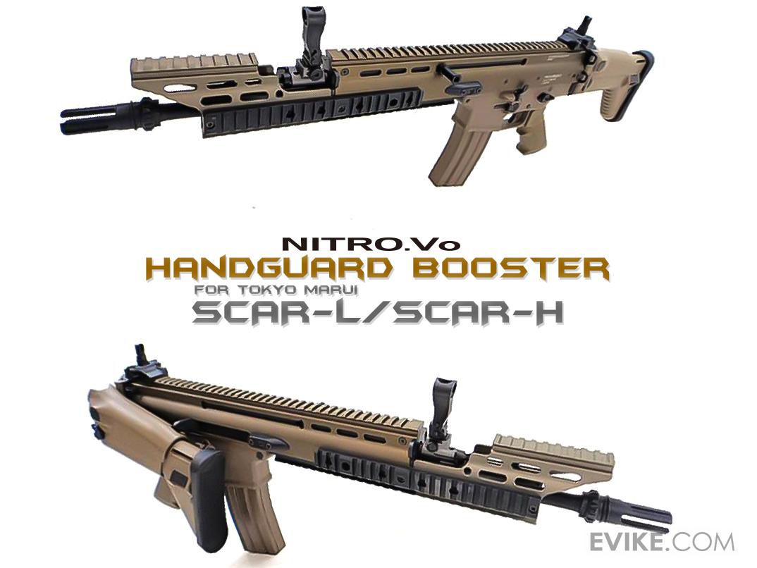 Nitro.Vo Handguard Booster for Tokyo Marui SCAR-L Airsoft New Gen AEG ...