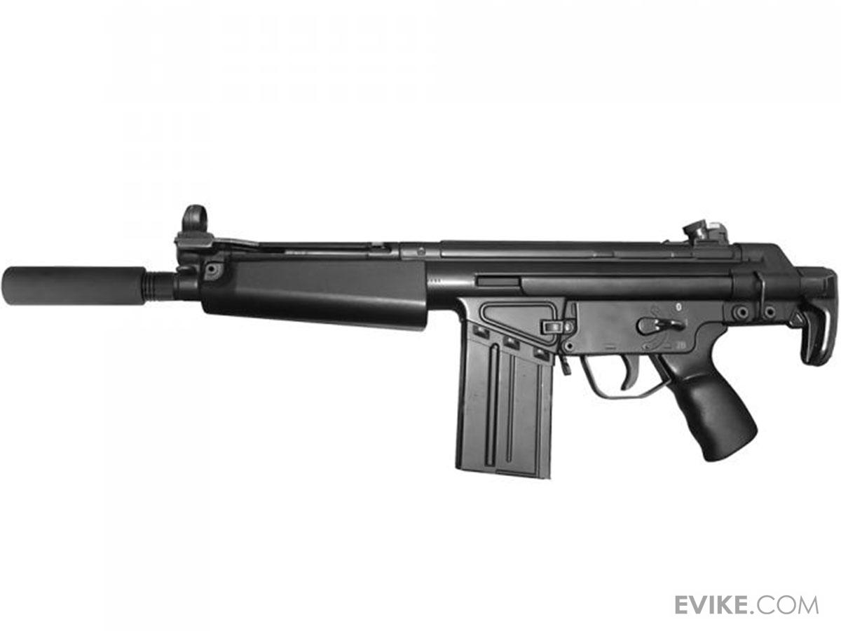 Laylax NEO Silencer Muzzle Adapter for Tokyo Marui G3/MC51/SG-1 Airsoft AEG Rifles, Accessories ...