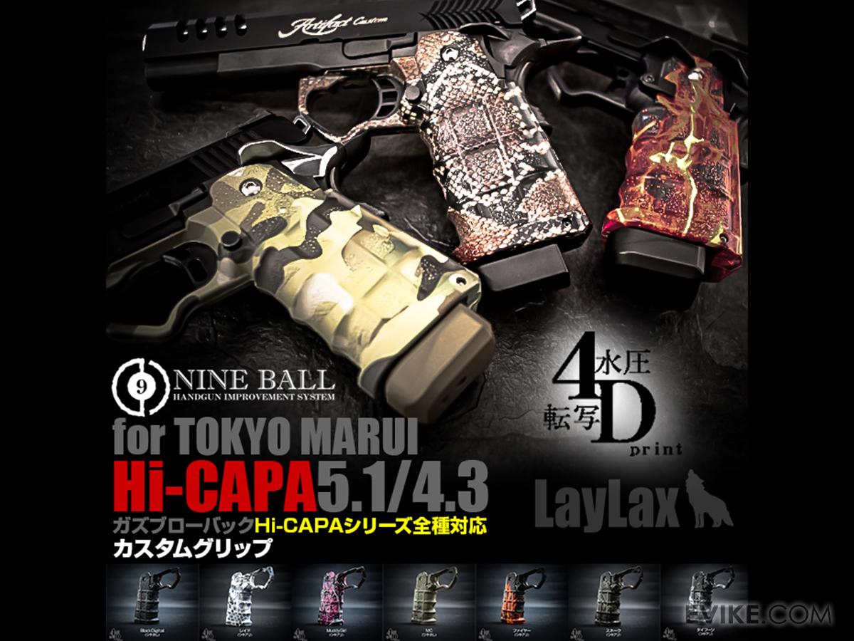 Nine Ball Tokyo Marui Hi-CAPA Series Custom Grip (Color: Typhoon Glossy ...