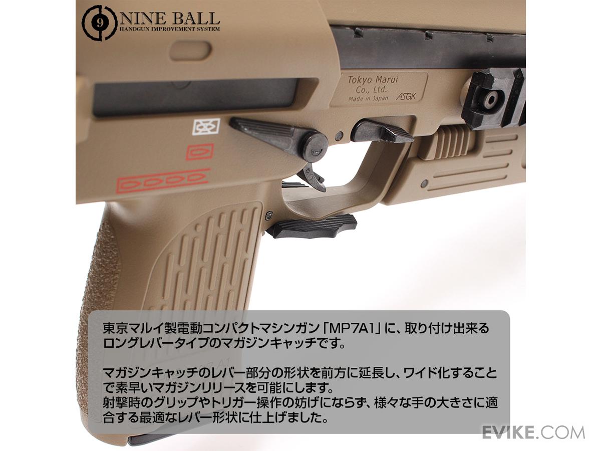 NineBall Extended Magazine Release for Tokyo Marui MP7A1 AEP ...