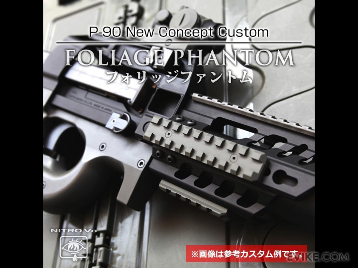 LayLax Custom CNC Aluminum P90 Extended Keymod Hanguard Rail ...