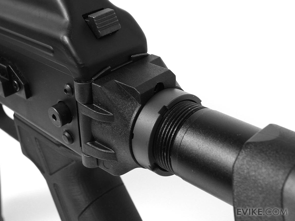 Laylax AK Folding Stock Base Adapter to M4 Buffer Tubes for Next Generation AEG AK Series Rifles ...