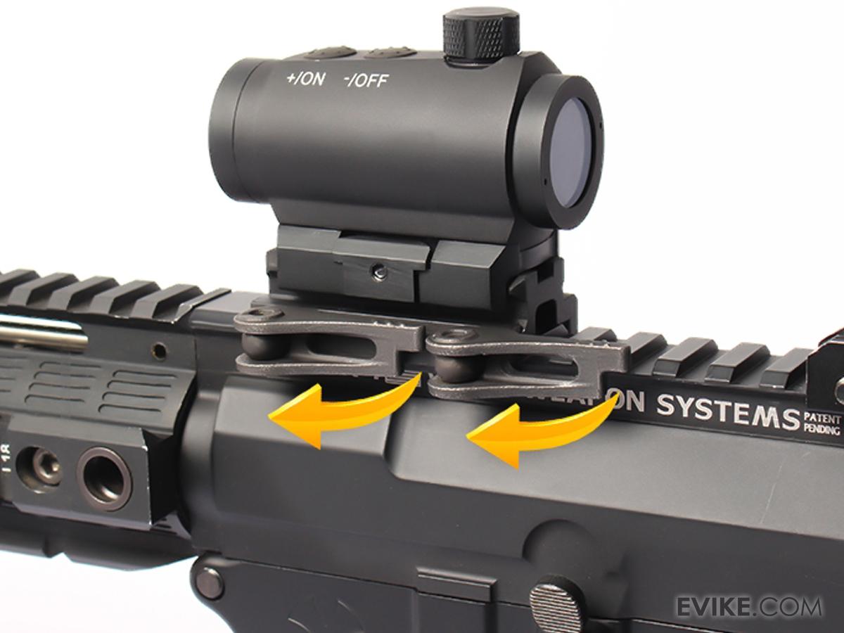 Nitro.VO Quick Release 20mm RIS High Mount (Length: 55mm), Accessories ...