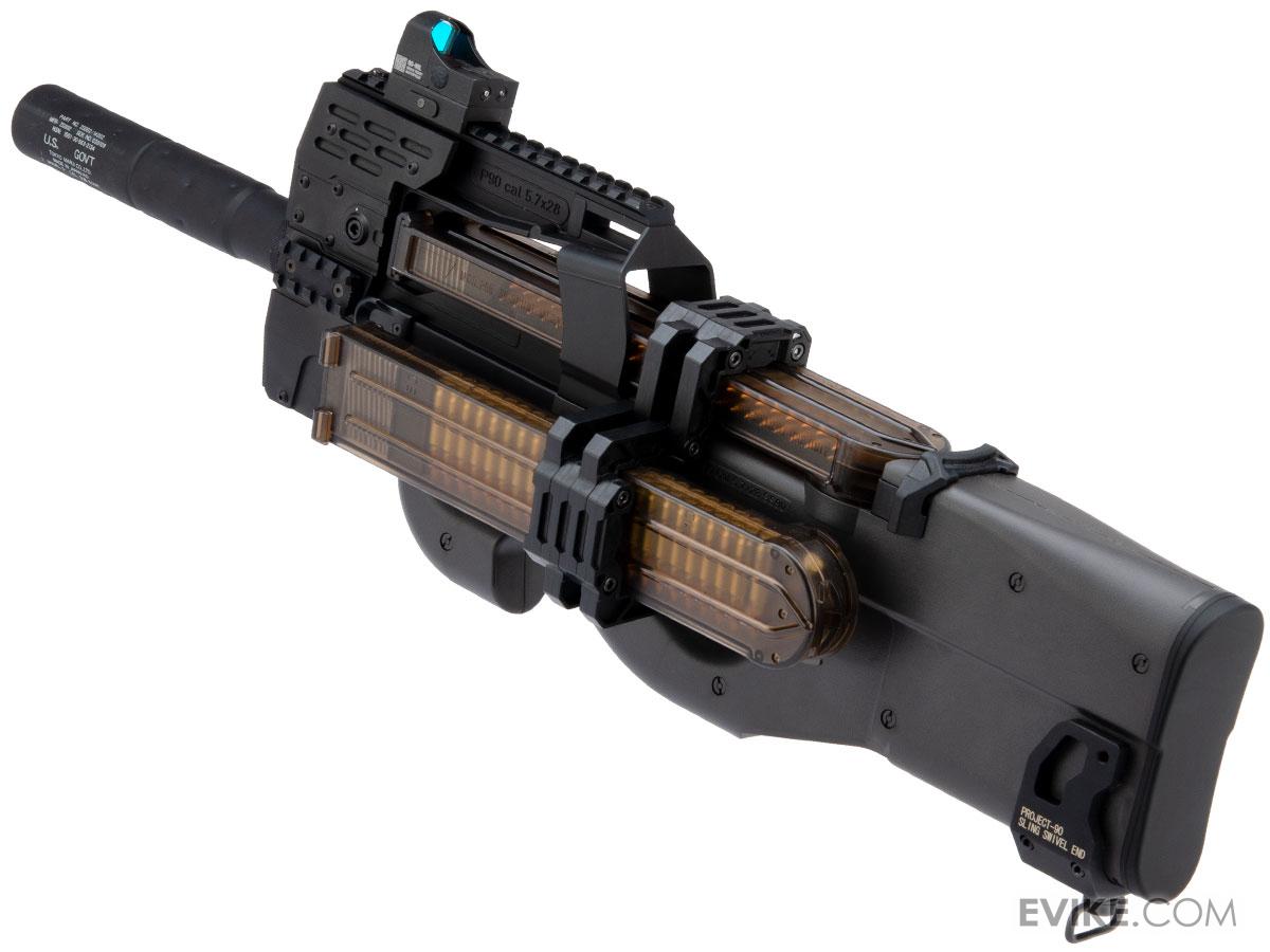 Evike.com / Laylax Custom Tokyo Marui FN-P90 Airsoft PDW, Airsoft Guns, Airsoft Electric Rifles