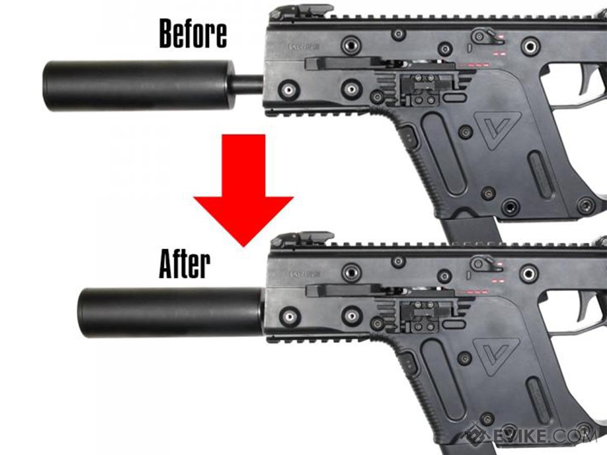 Laylax Shortened Outer Barrel for Krytac Kriss Vector AEG, Accessories ...