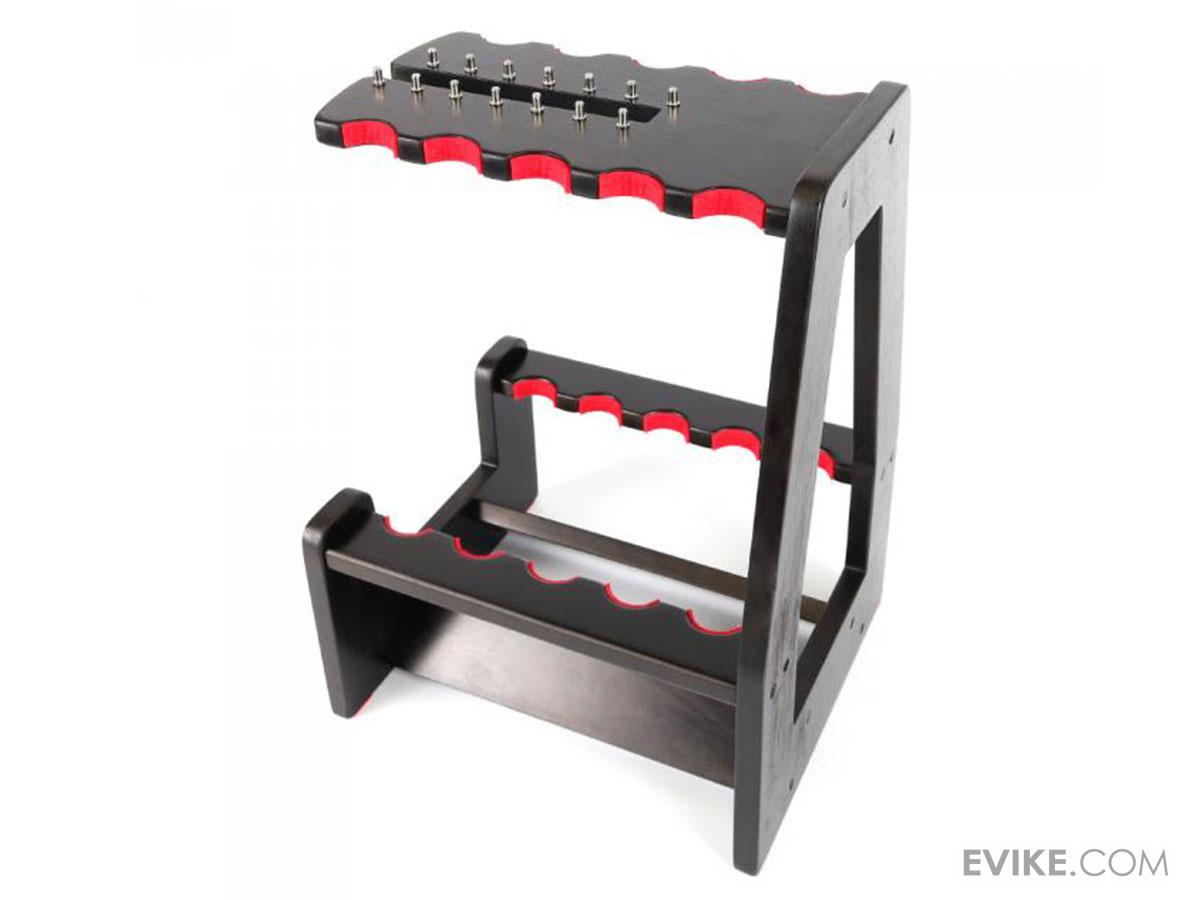 DRESS Open Sided Wooden Fishing Rod Stand & Display, Accessories ...