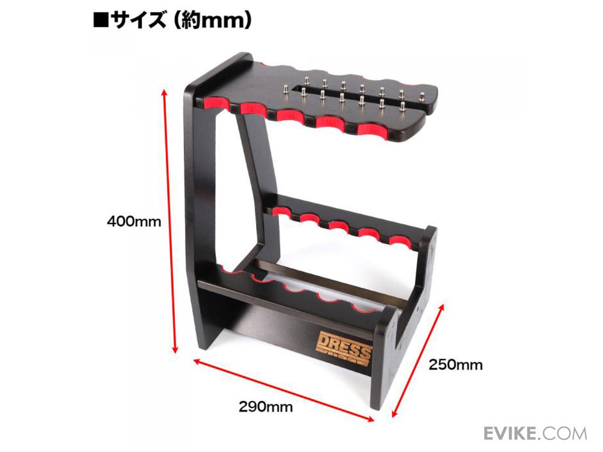 DRESS Open Sided Wooden Fishing Rod Stand & Display, Accessories ...