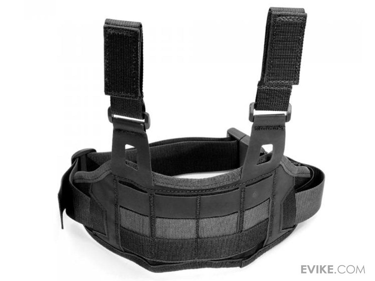 Laylax Compact MOLLE Leg Panel (Color: Black), Tactical Gear/Apparel ...