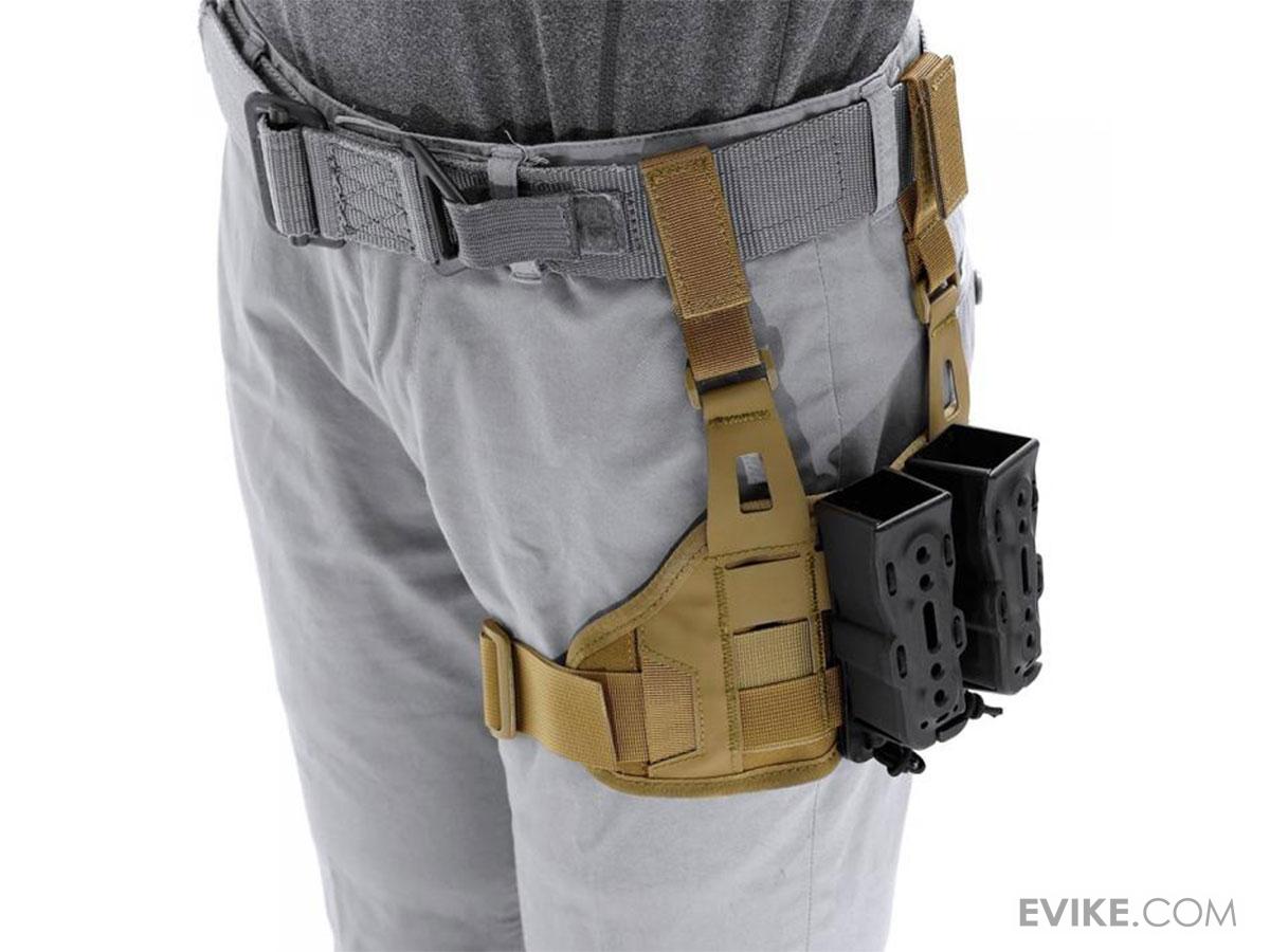 Laylax Compact MOLLE Leg Panel (Color: Tan), Tactical Gear/Apparel ...