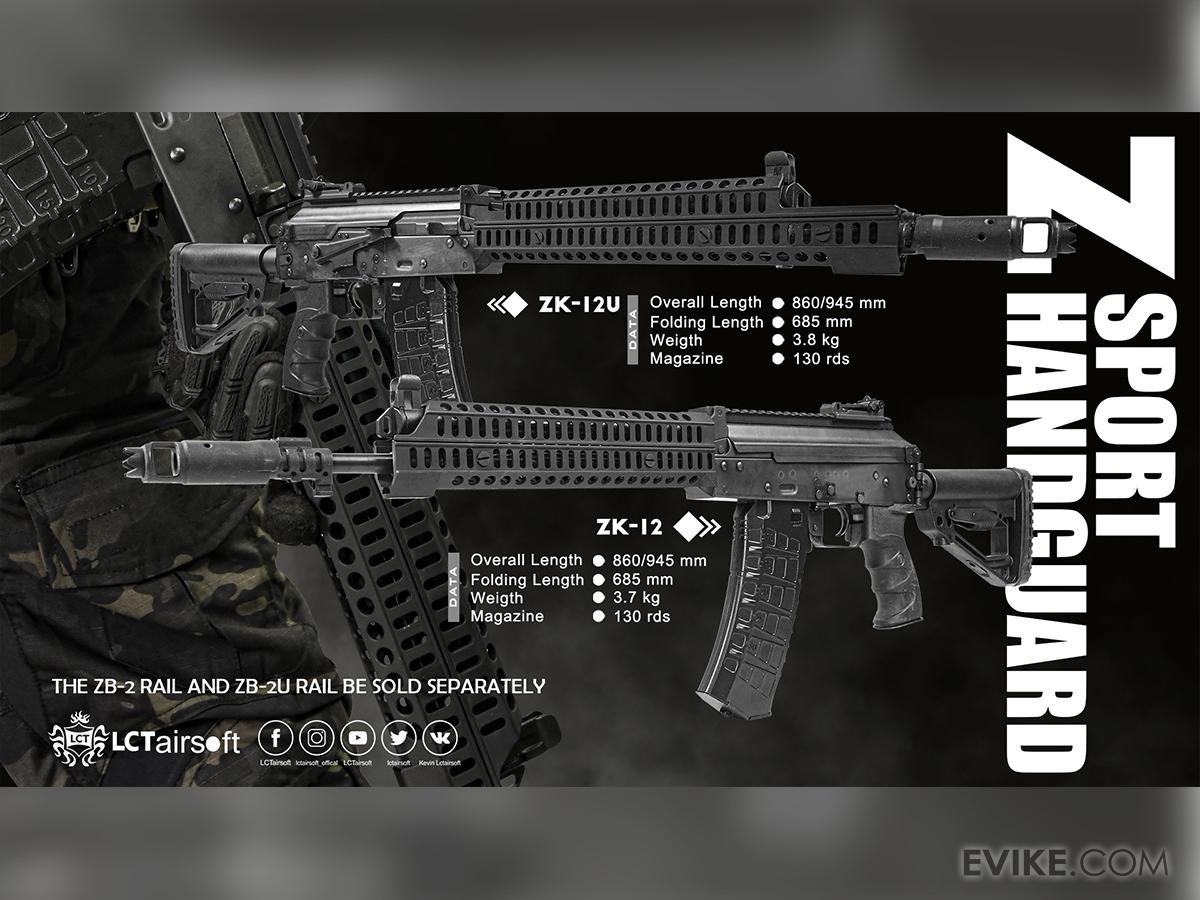 LCT Z Series SPORT Handguard for LCK-12 & 15 Series Airsoft AEG Rifles ...