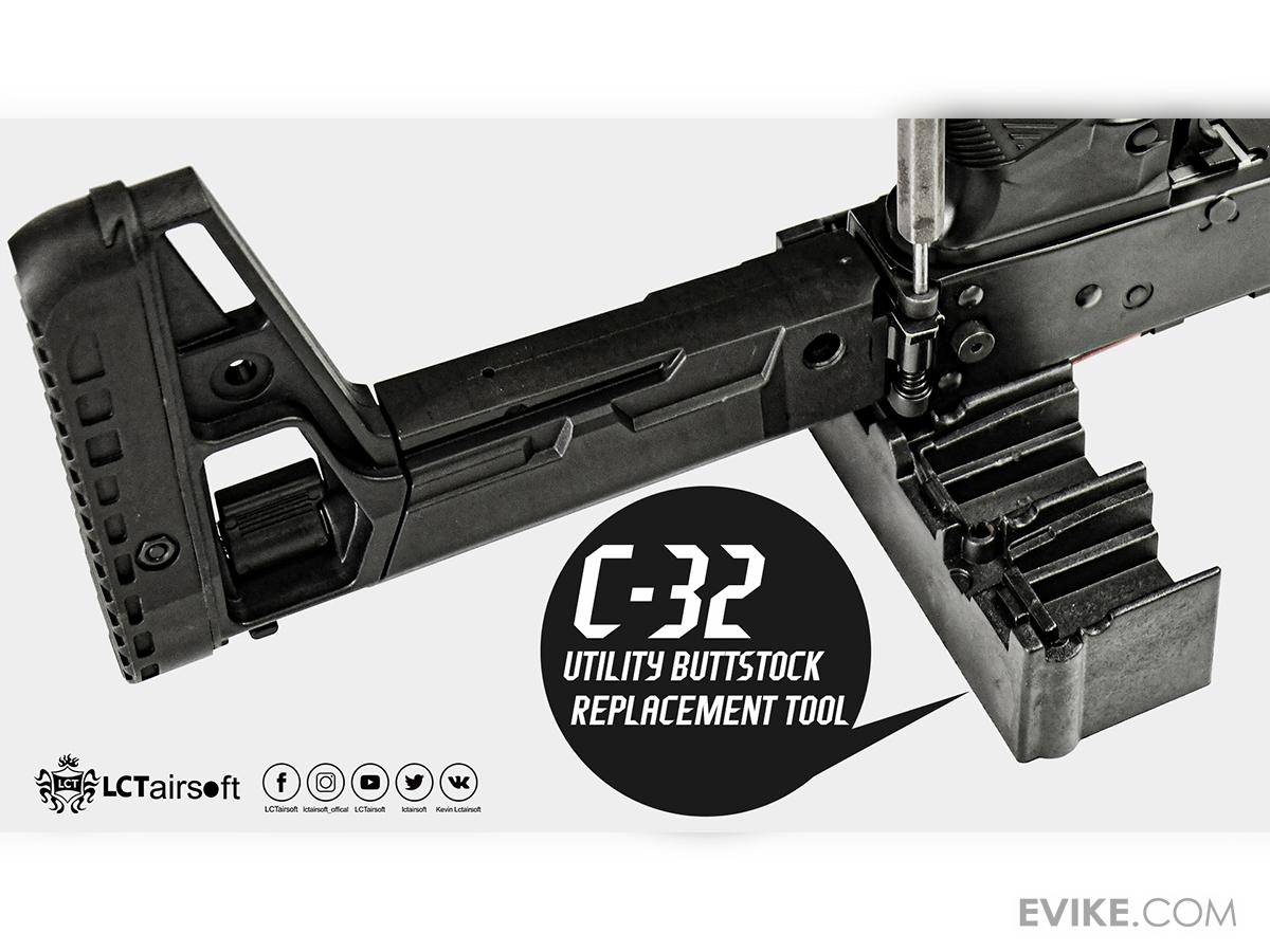 LCT Buttstock Replacement Tool for Airsoft AEG Rifles, Accessories ...