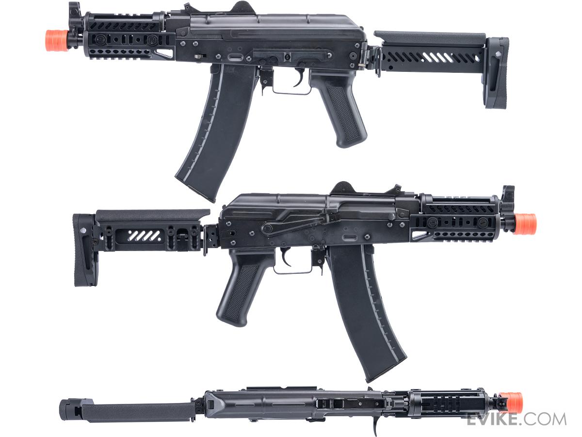 LCT Airsoft ZKS-74UN Airsoft AEG Rifle w/ Z Series Folding Stock & SPORT Handguard, Airsoft Guns ...