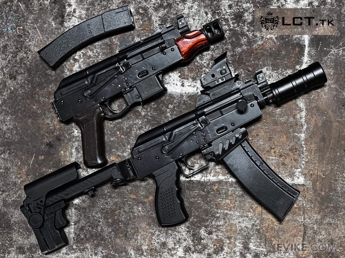 LCT Stamped Steel AK-MOE Airsoft AEG Rifle, Airsoft Guns, Airsoft Electric Rifles - Evike.com ...