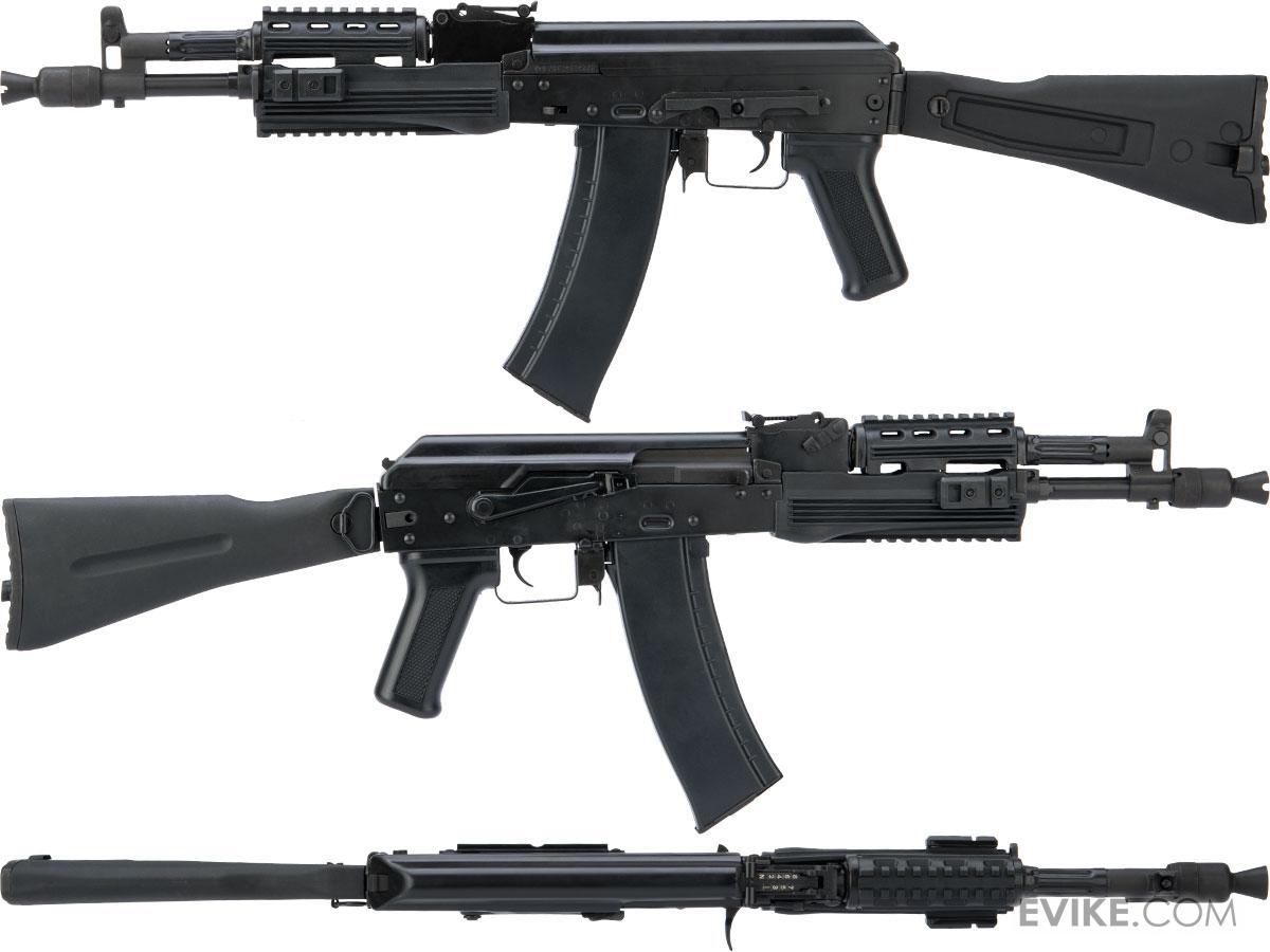 LCT Stamped Steel TK102 AK Airsoft AEG Rifle w/ Polymer Folding Stock, Airsoft Guns, Airsoft ...