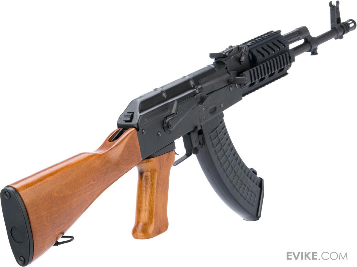 LCT Stamped Steel TX-63 Tactical AK Airsoft AEG Rifle w/ Quad Rail ...