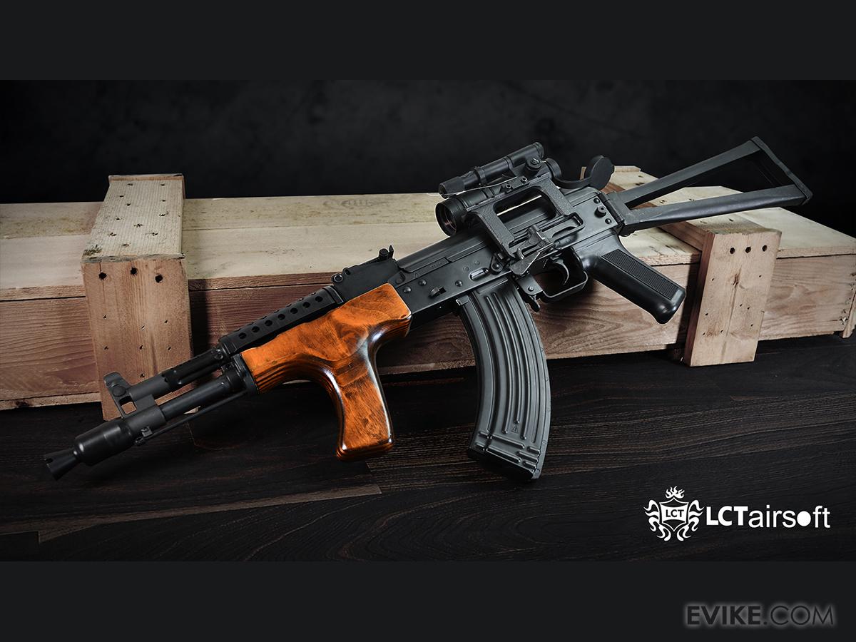 LCT Airsoft AIMS Wooden Lower Handguard for AKM Series Airsoft Rifles ...