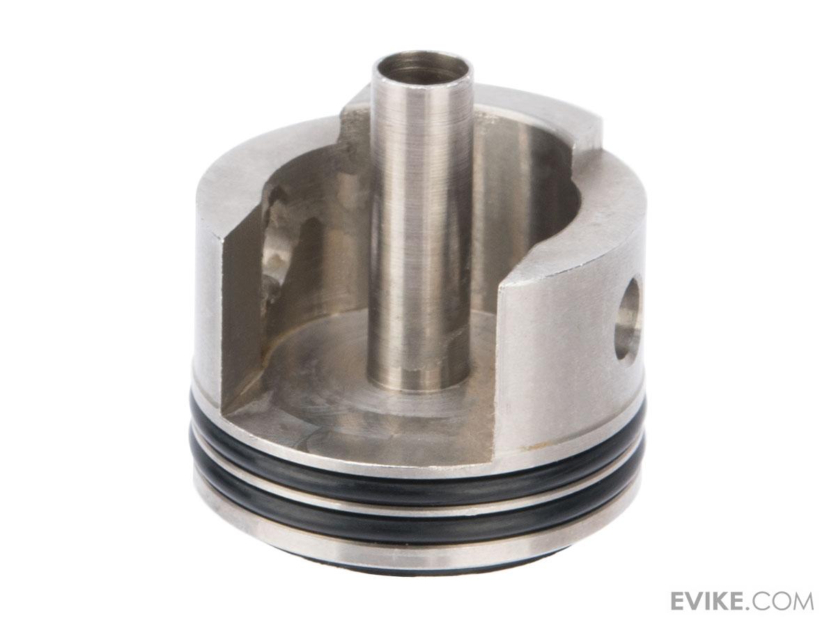 LCT Airsoft Stainless Steel Cylinder Head w/ Rubber Bumper for Ver. 3 ...