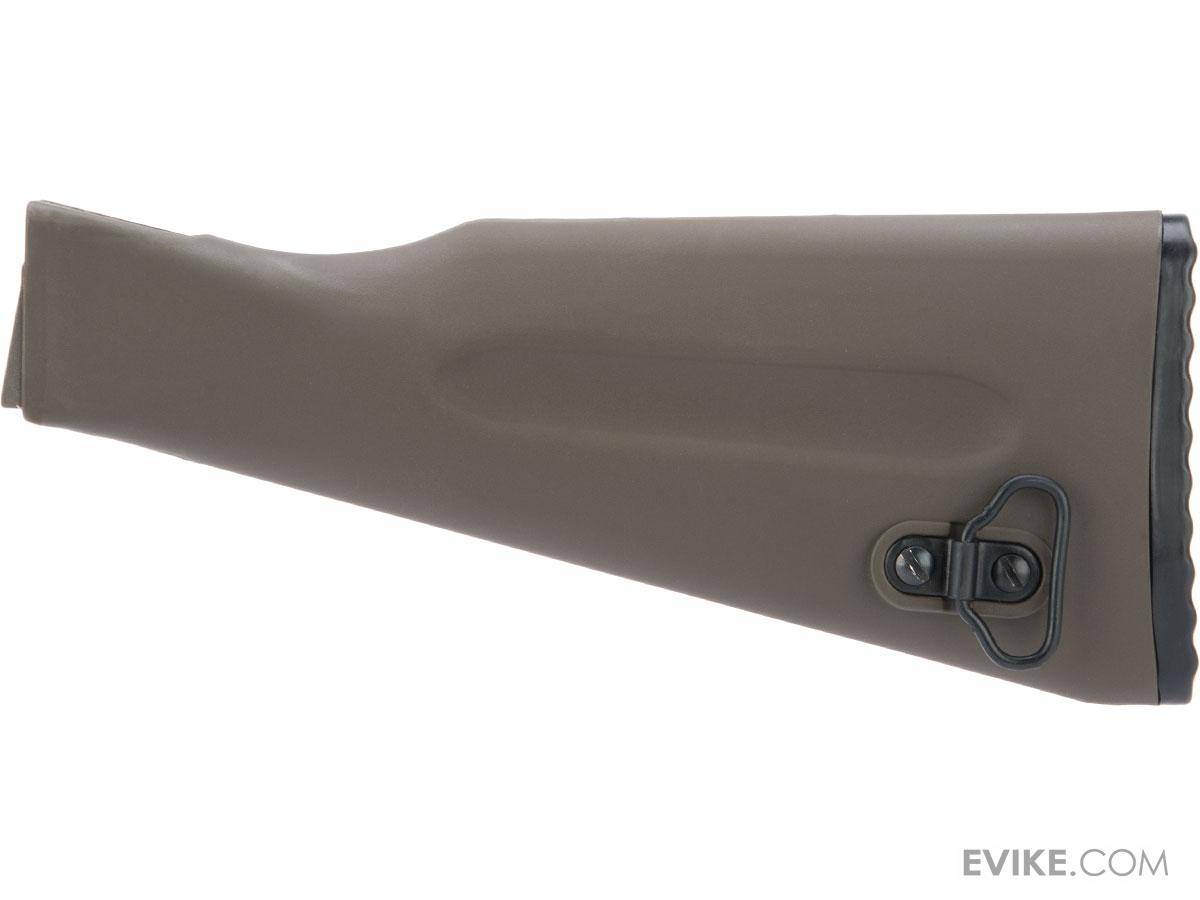 LCT Airsoft Polymer Stock for AK Series Airsoft Rifles (Color: OD Green ...