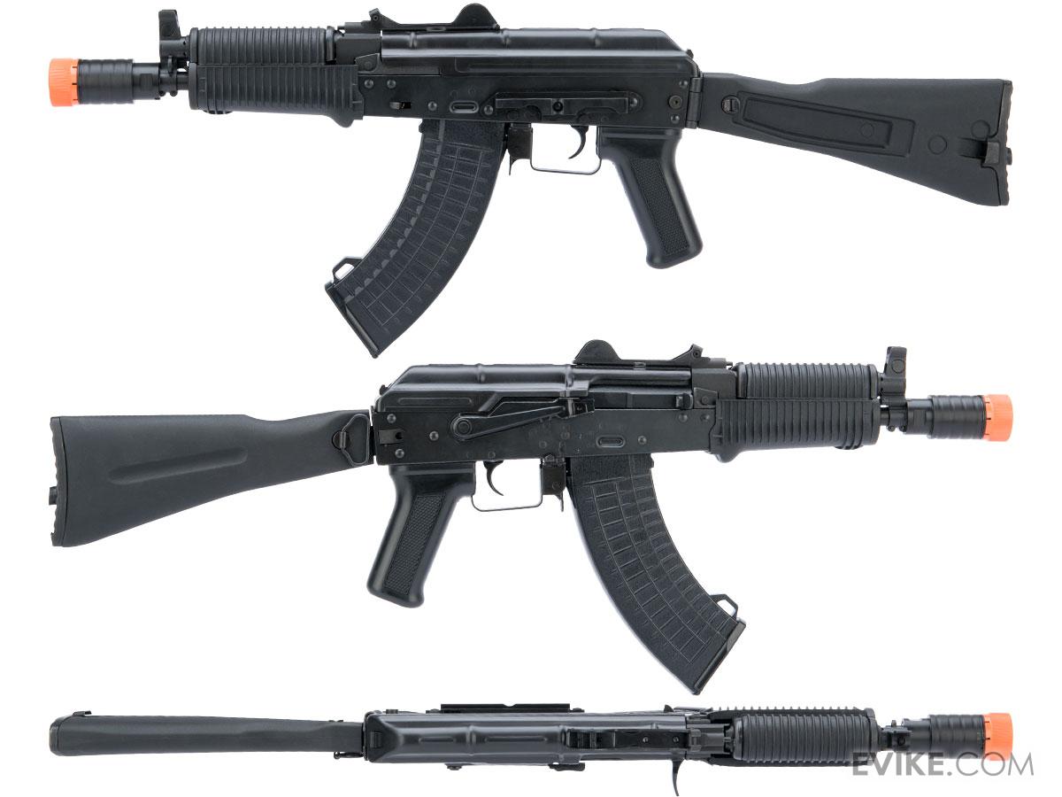 LCT Stamped Steel LCK106 AK EBB AEG Rifle w/ Polymer Folding Stock ...