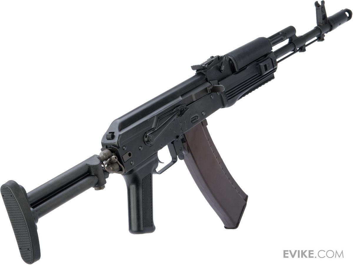 LCT Stamped Steel STK-74 AK EBB AEG Rifle w/ STK Folding Retractable ...