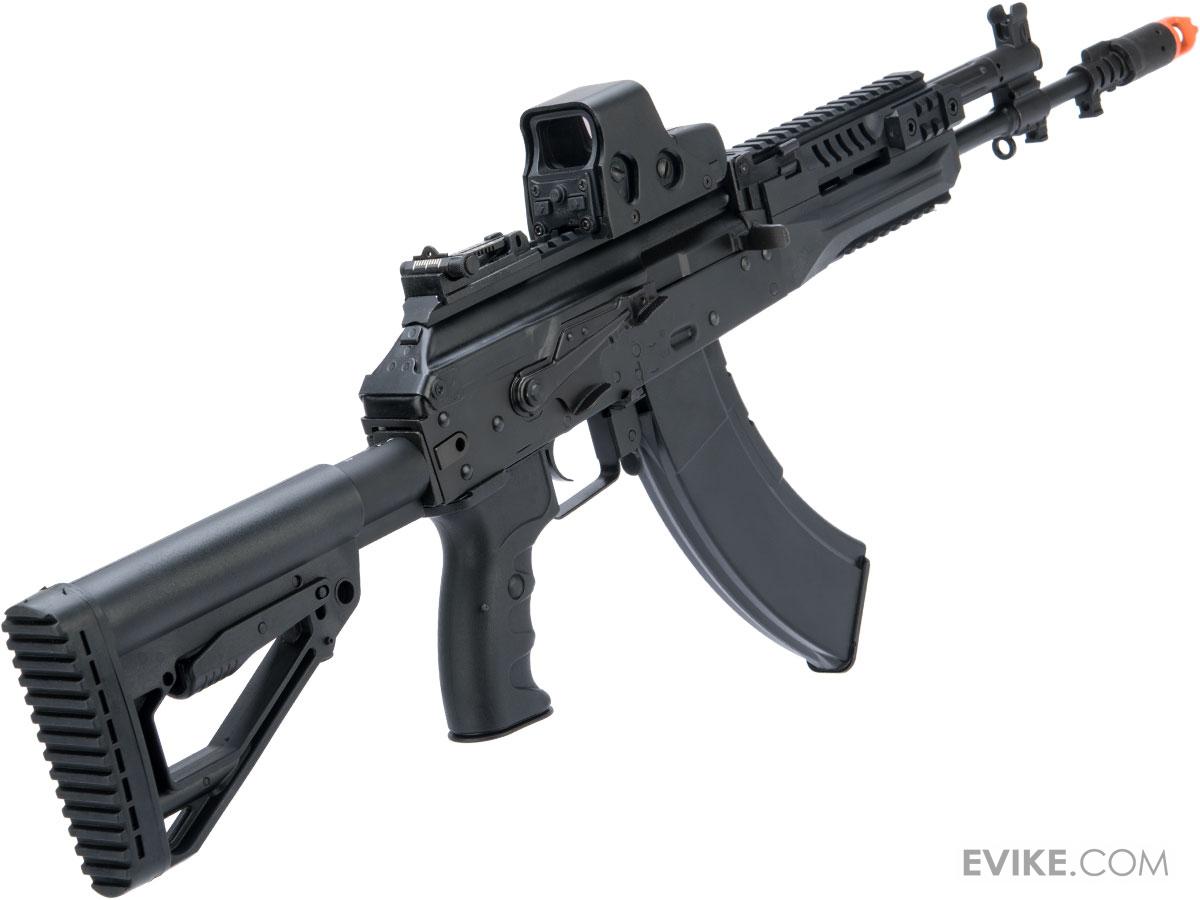LCT Stamped Steel LCK-15 AK EBB AEG Rifle w/ Side-Folding Stock Tube, Airsoft Guns, Airsoft ...
