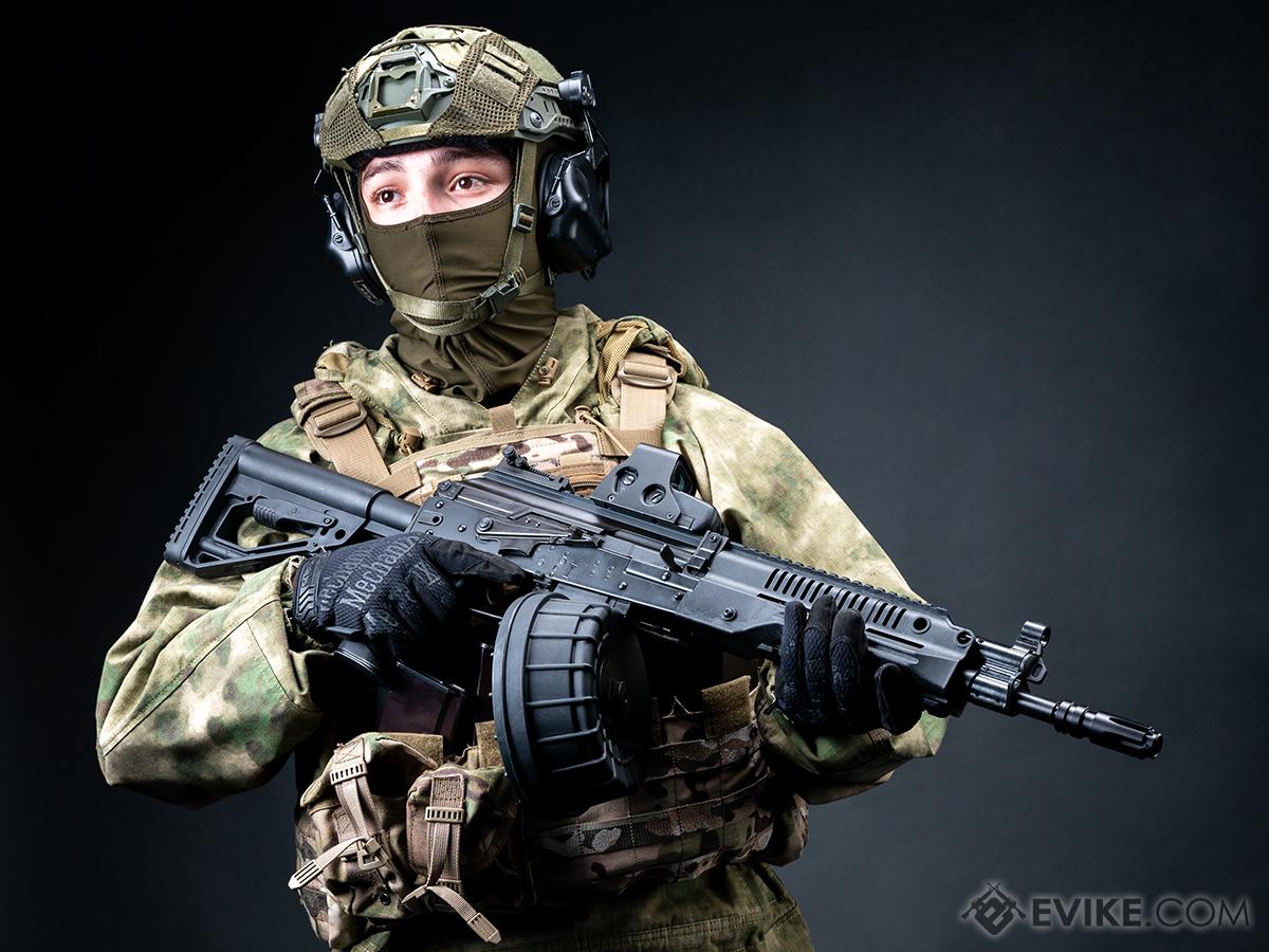 LCT Stamped Steel LCK-16 Airsoft AEG Light Machinegun w/ Side-Folding Stock Tube (Model ...