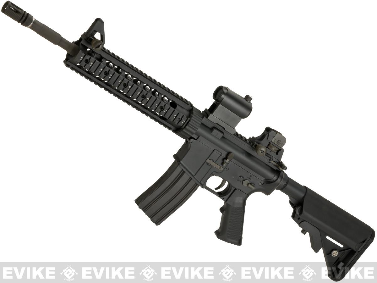 LCT Airsoft LR-4 RIS Airsoft Electric Blowback AEG with 10" Hanguard ...