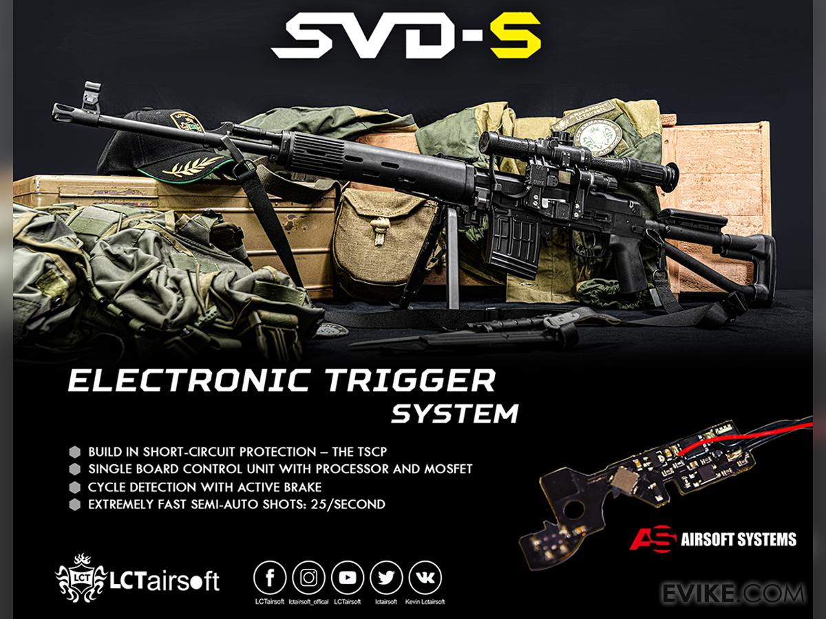 LCT Airsoft SVD-S Airsoft AEG Sniper Rifle, Airsoft Guns, Airsoft ...