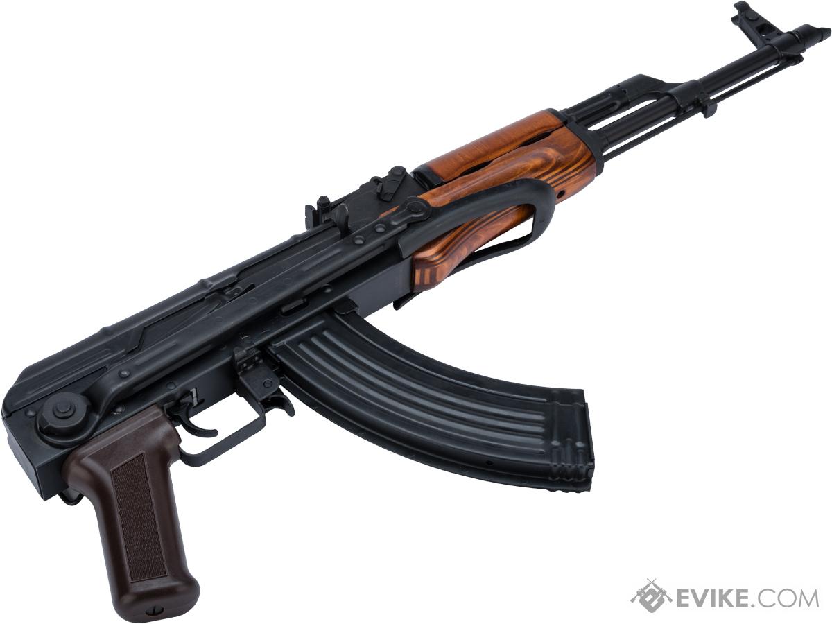 LCT AKMS Steel Airsoft AEG Rifle w/ Underfolding Stock (Style: Wood ...