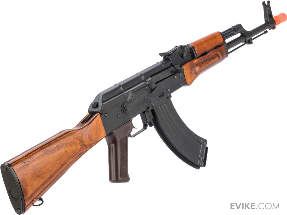 LCT Stamped Steel AKM Airsoft AEG Rifle w/ Full Stock (Model: Wood ...