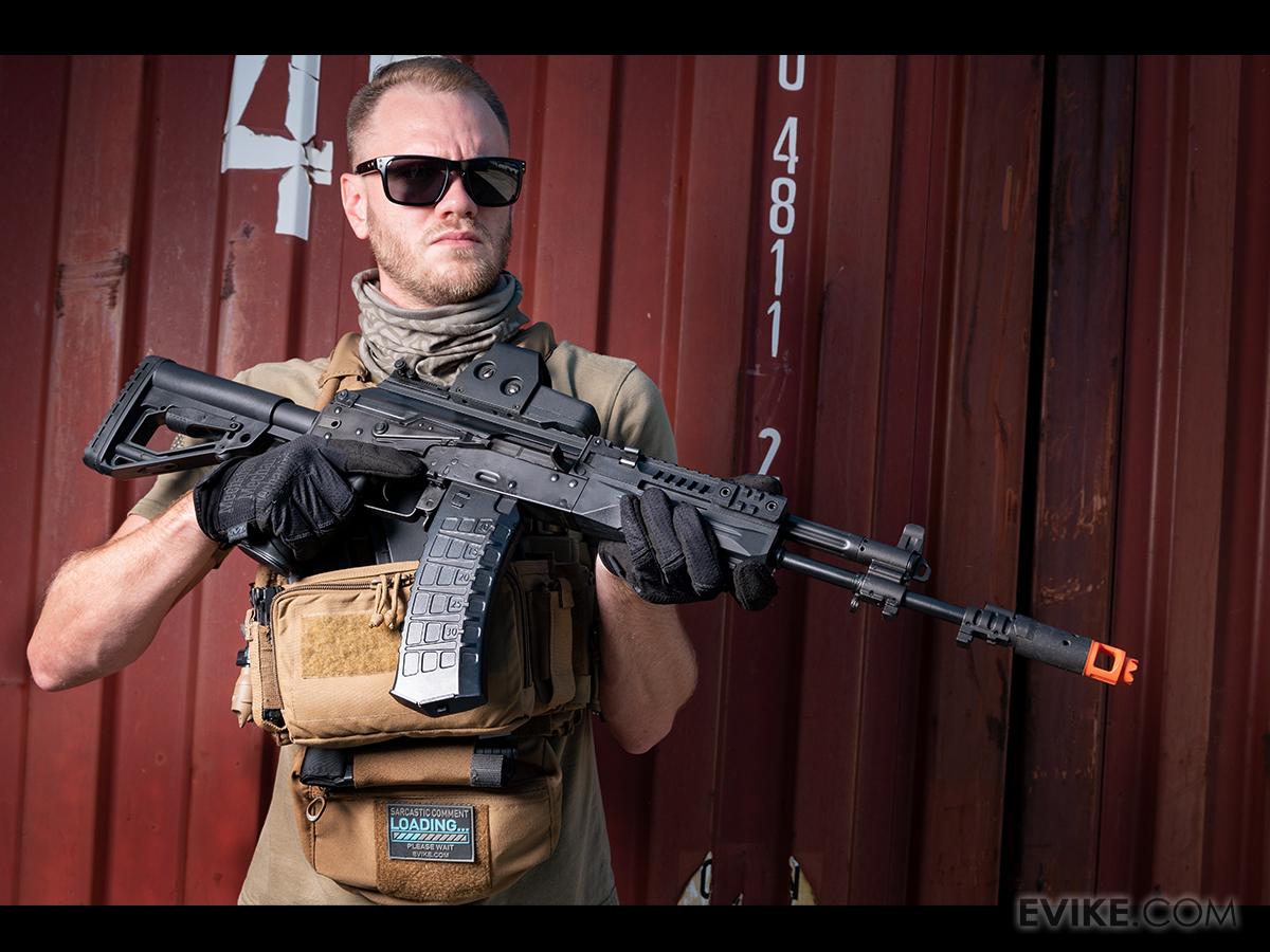 LCT AK LCK-12 Stamped Steel Airsoft AEG w/ Side-Folding Stock Tube ...