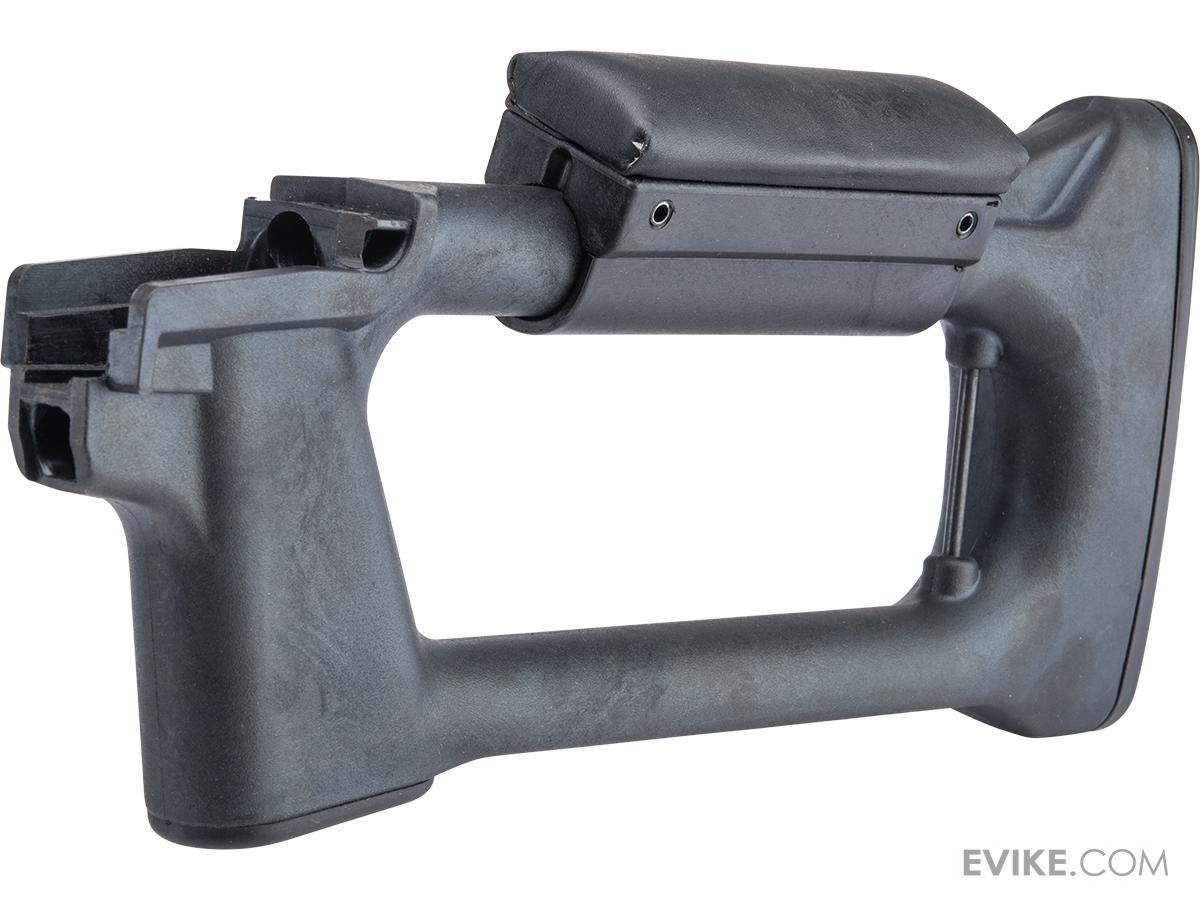 LCT Airsoft Fixed Stock for SVD Series Airsoft AEG Rifles (Color: Black ...