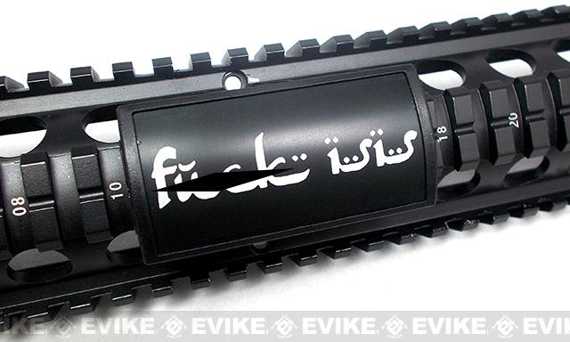 Custom Gun Rails Large Laser Engraved Aluminum Rail Cover (Type: F ...