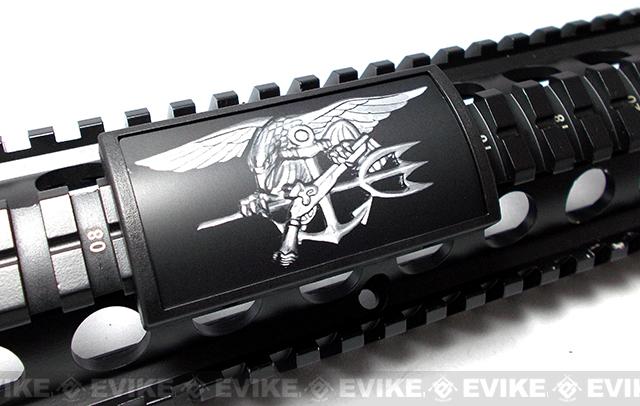 Custom Gun Rails Large Laser Engraved Aluminum Rail Cover (Model: U.S ...