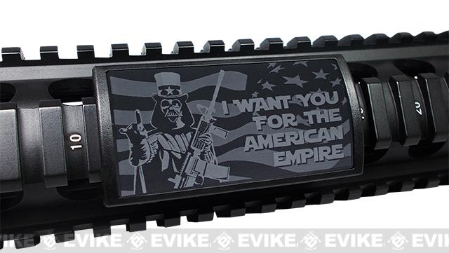 Custom Gun Rails Large Laser Engraved Aluminum Rail Cover (Model: Uncle ...